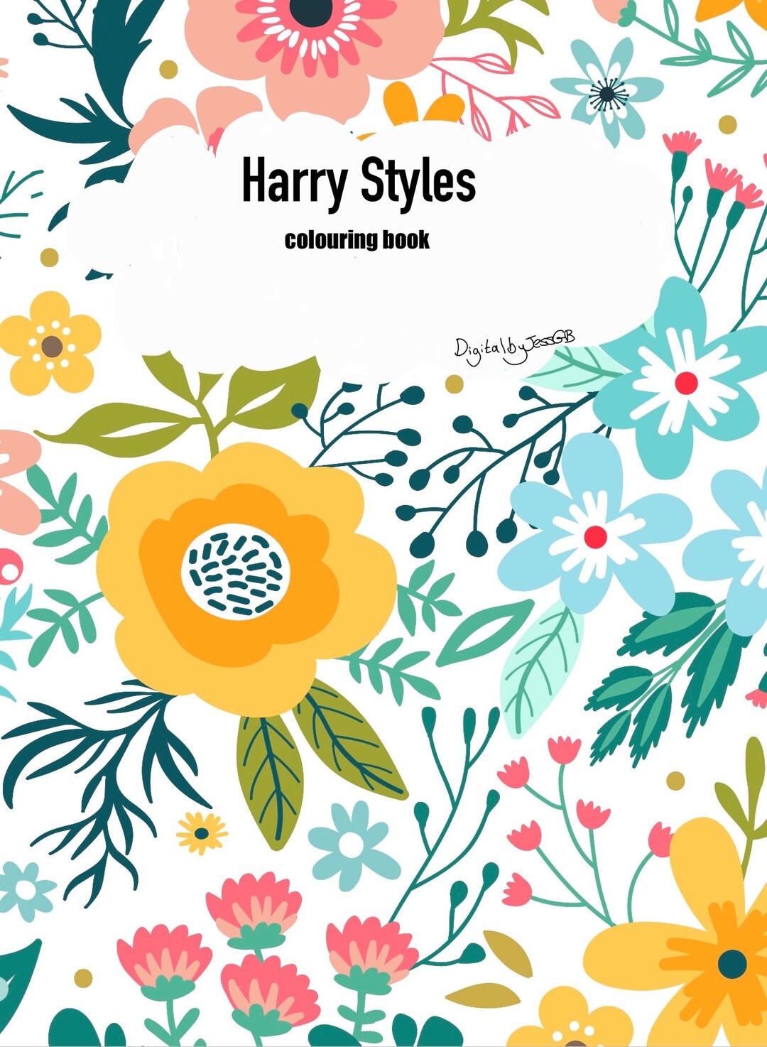 Harry Styles Colouring Book - Etsy