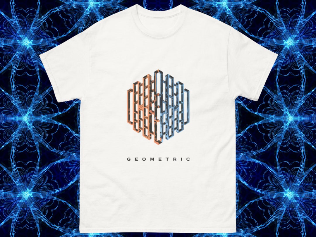 Geometric T-shirt Sacred Geometry Tshirt Minimalist Top Abstract Tee ...