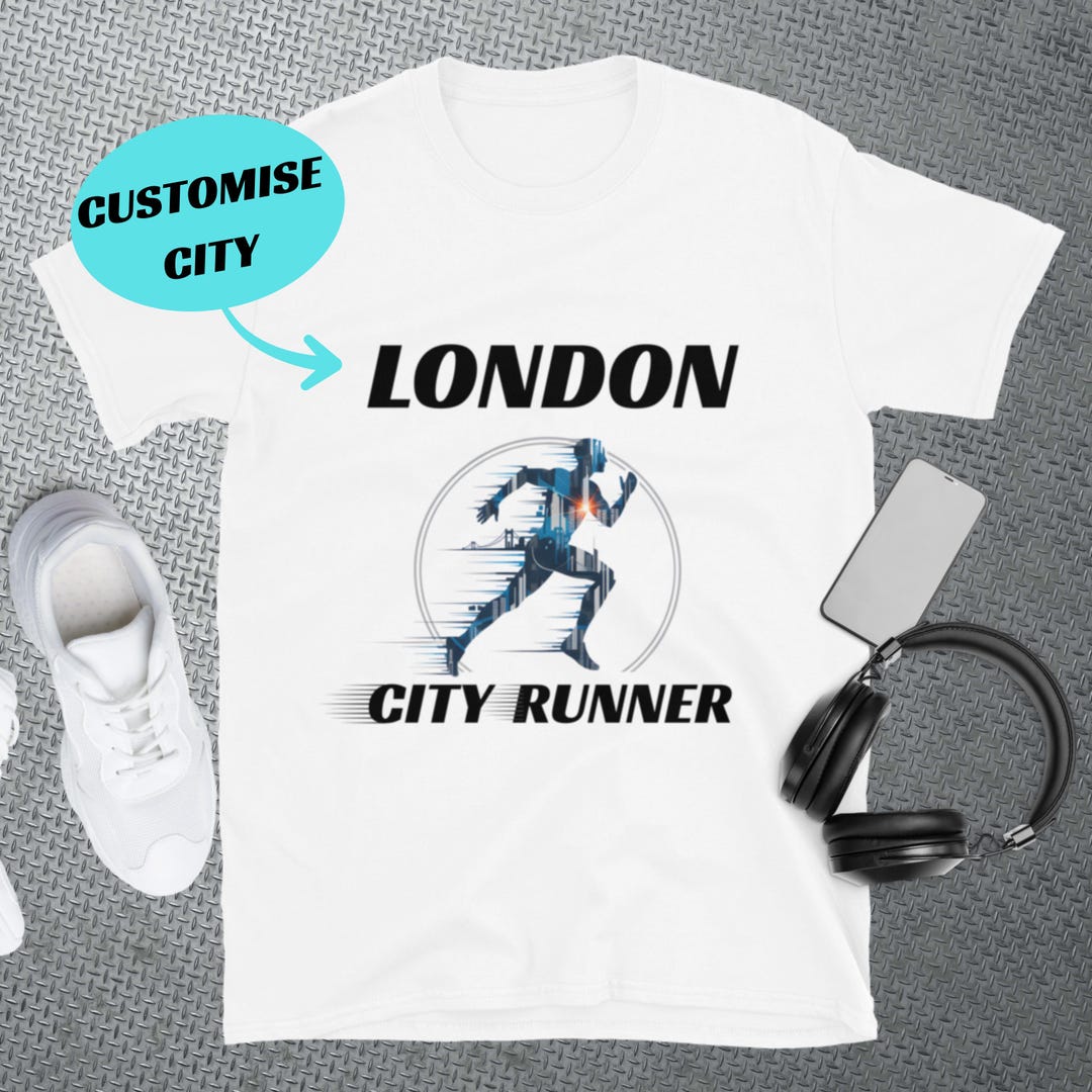 Custom Runner Shirt Marathon Running Personalised T-shirt City Runner ...