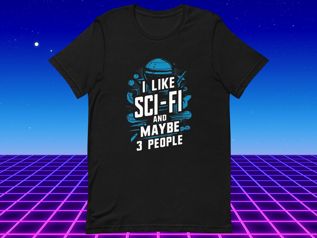 Sci-fi T-shirt Sci Fi Fan Tshirt Science Fiction T Shirt Gift for Nerd ...