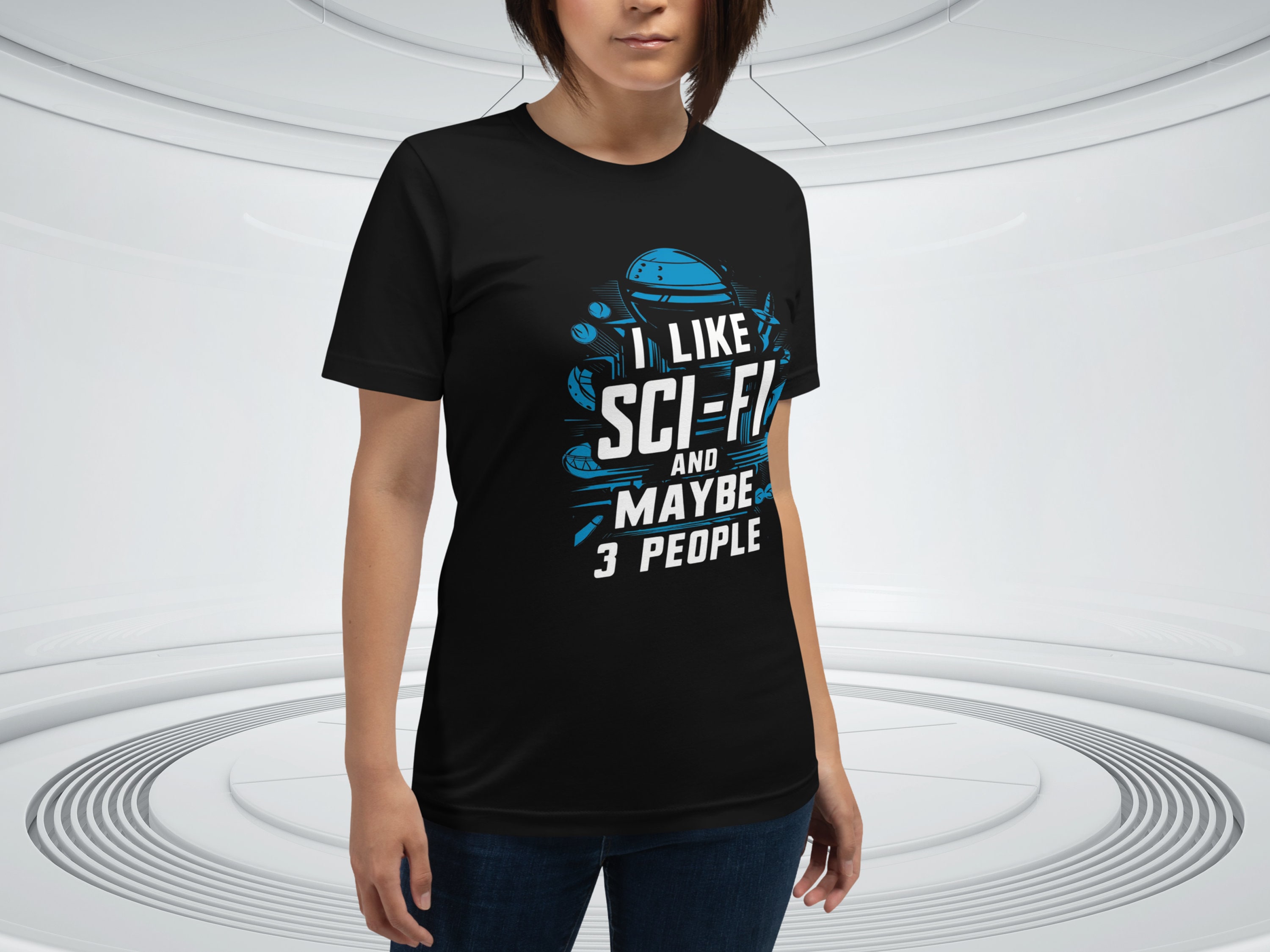 Sci-fi T-shirt Sci Fi Fan Tshirt Science Fiction T Shirt Gift for Nerd ...