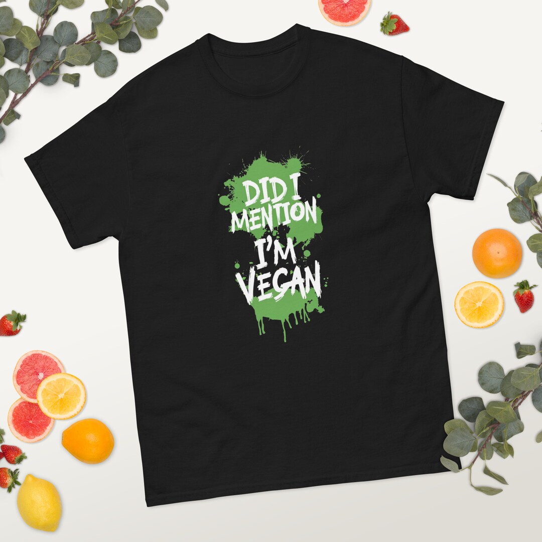Vegan T-shirt Plant Based T Shirt Herbivore Clothing Vegan Friendly ...