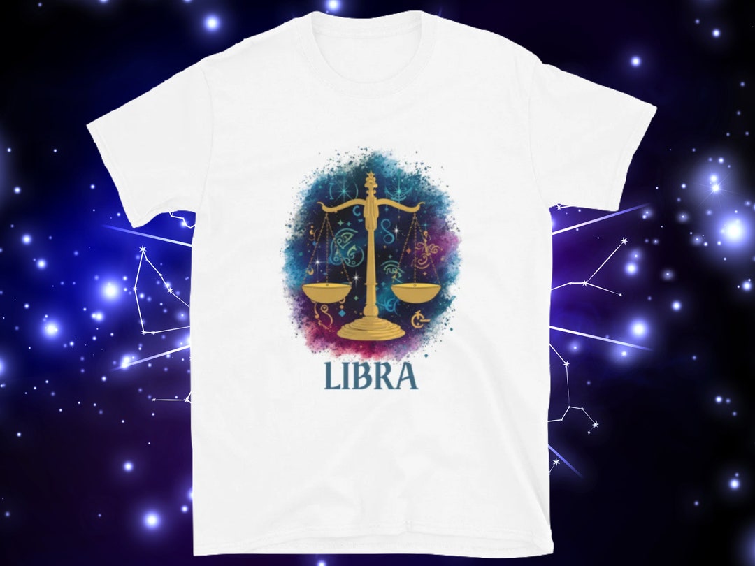Libra T-shirt Zodiac Star Sign T Shirt Horoscope Tshirt Astrology Shirt ...