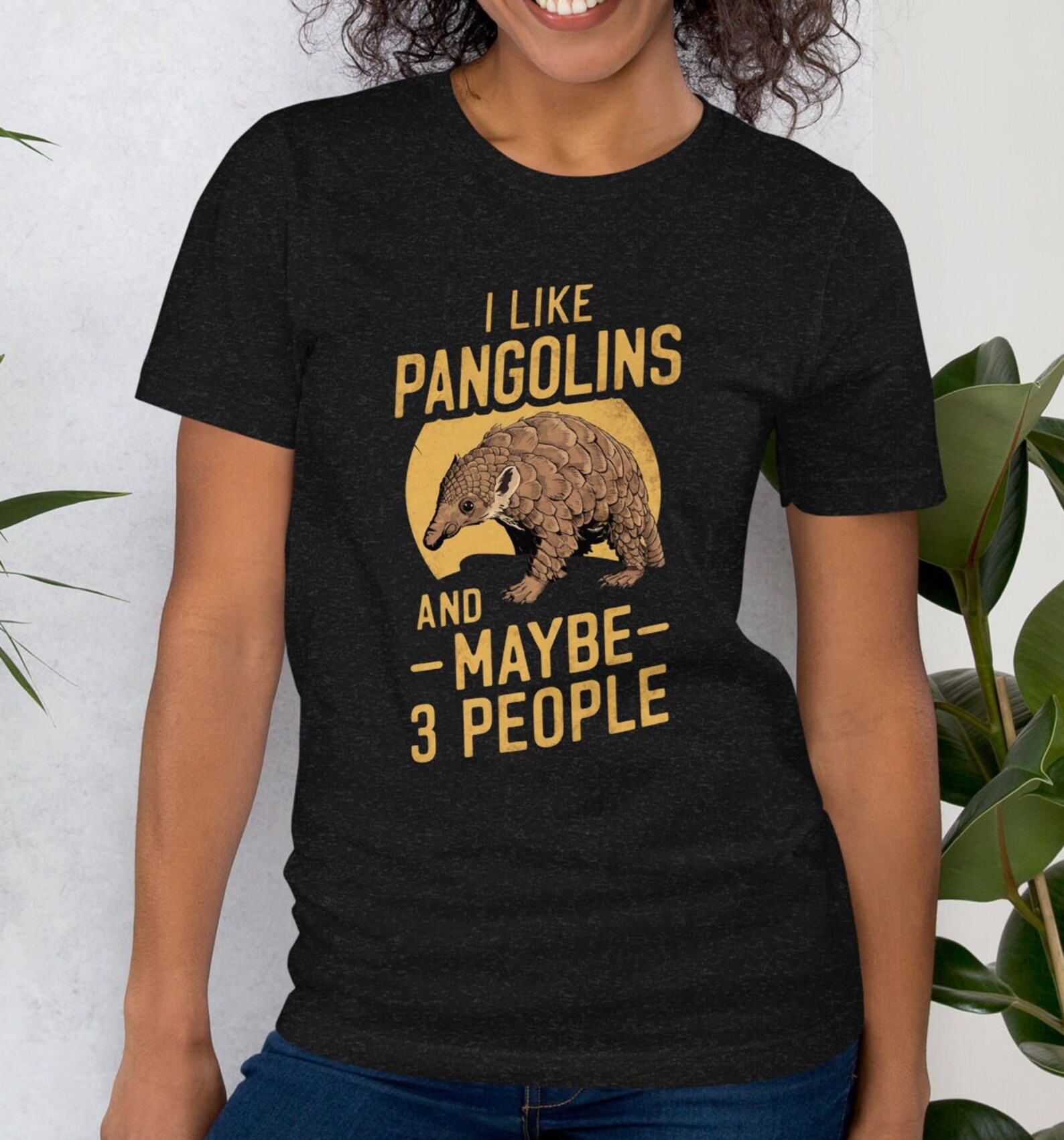 Funny Pangolin Tshirt Pangolin Lover Shirt Retro Pangolin T-shirt Funny ...