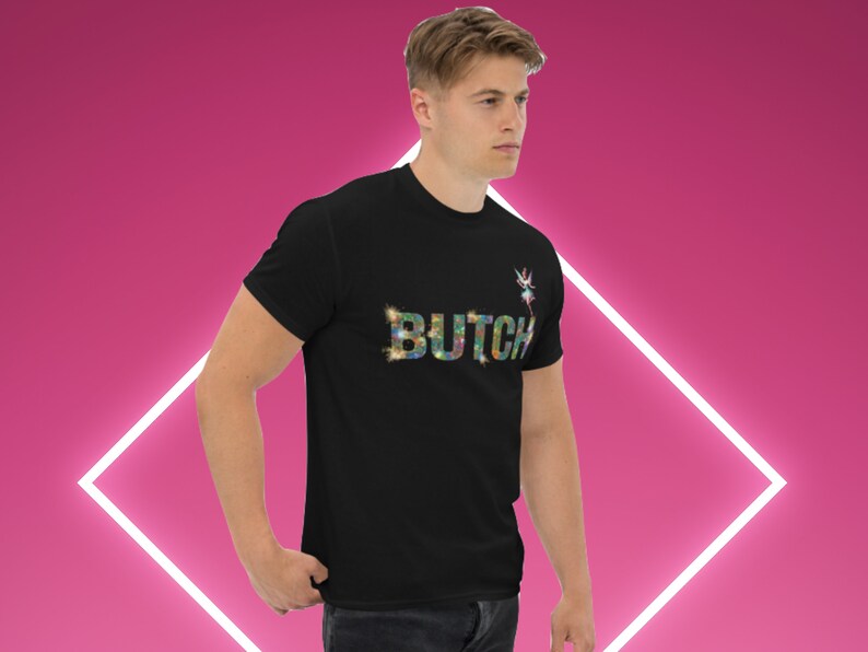 Funny Gay T Shirt Butch Fairy T-shirt Lesbian Tshirt Gift for Queer Man ...