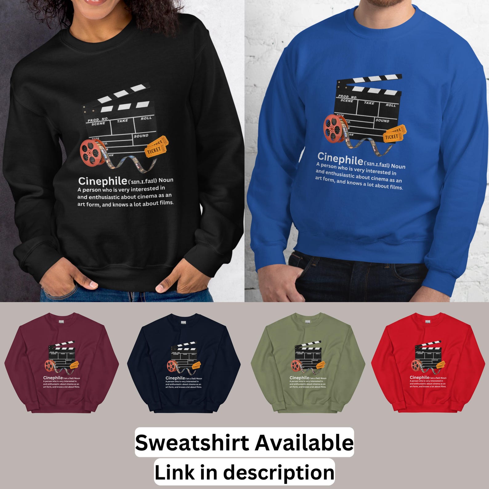Cinema Enthusiast Tshirt Cinephile T-shirt Film Buff Shirt Gift Idea ...