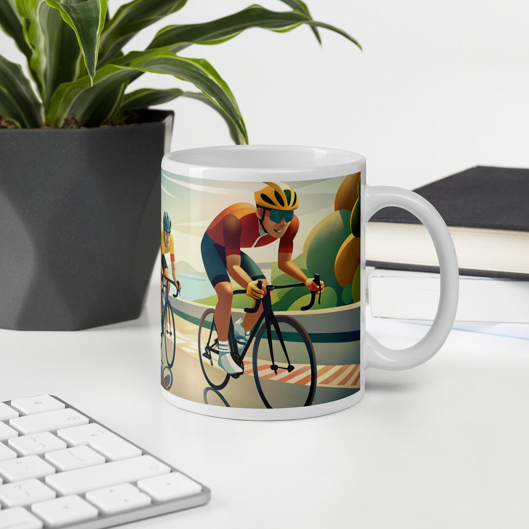 Cycling Mug Bike Riding Mug Cyclist Coffee Cup Bike Gift Road Cyclist ...