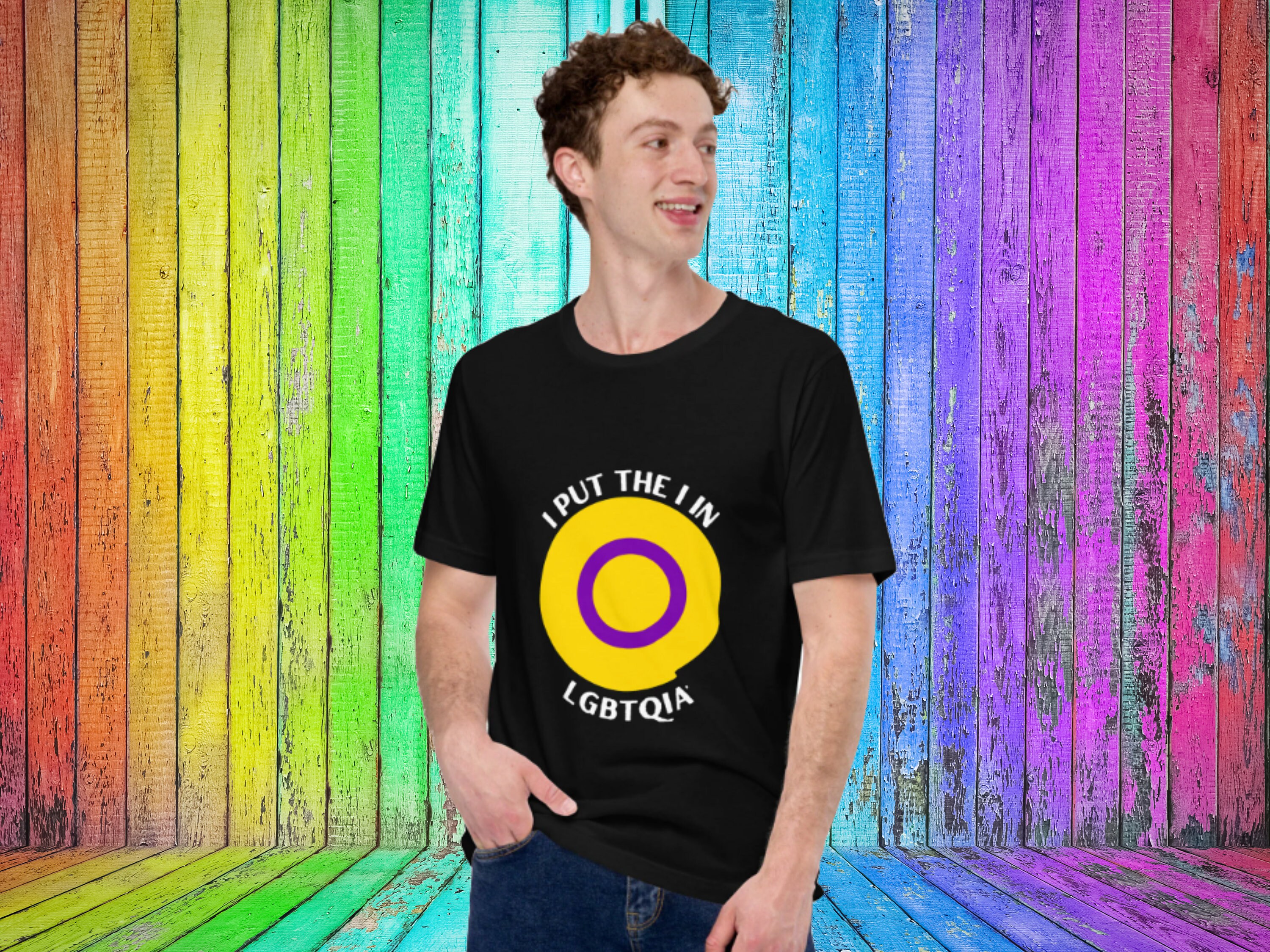 Intersex Pride T-shirt LGBTQIA Community Tshirt Gay Orientation T Shirt ...