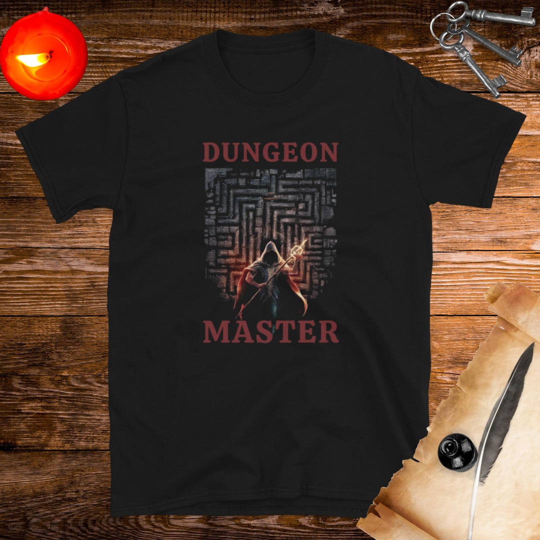 Dungeon Master Shirt DND DM T-shirt Dungeons and Dragons Tshirt Dungeon ...