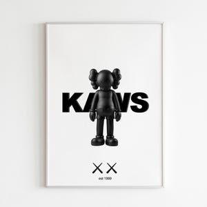 KAWS Poster, Hypebeast Enthusiast Wall Art - Etsy