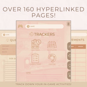 Cozy Gaming Journal, Game Tracker, Gaming Organizer, Video Game Planner ...