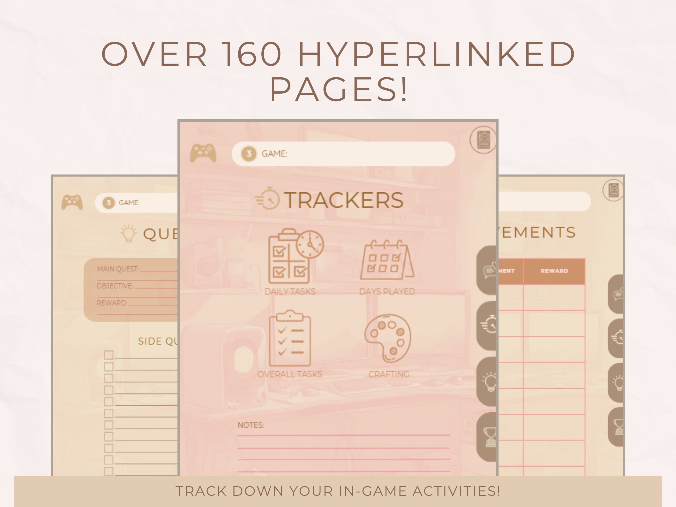 Cozy Gaming Journal, Game Tracker, Gaming Organizer, Video Game Planner ...