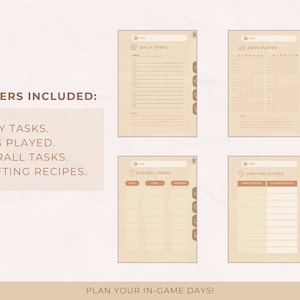 Gaming Journal Mega Bundle, Game Tracker, Gaming Organizer, Video Game ...