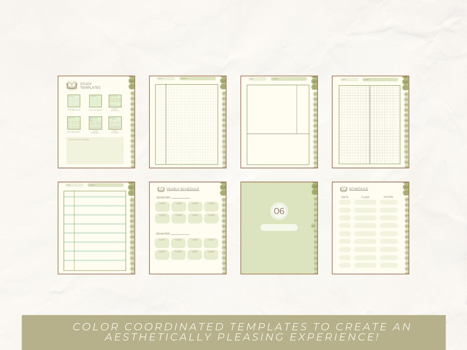 Digital Student Notebook Template, Goodnotes Student Planner, Study ...