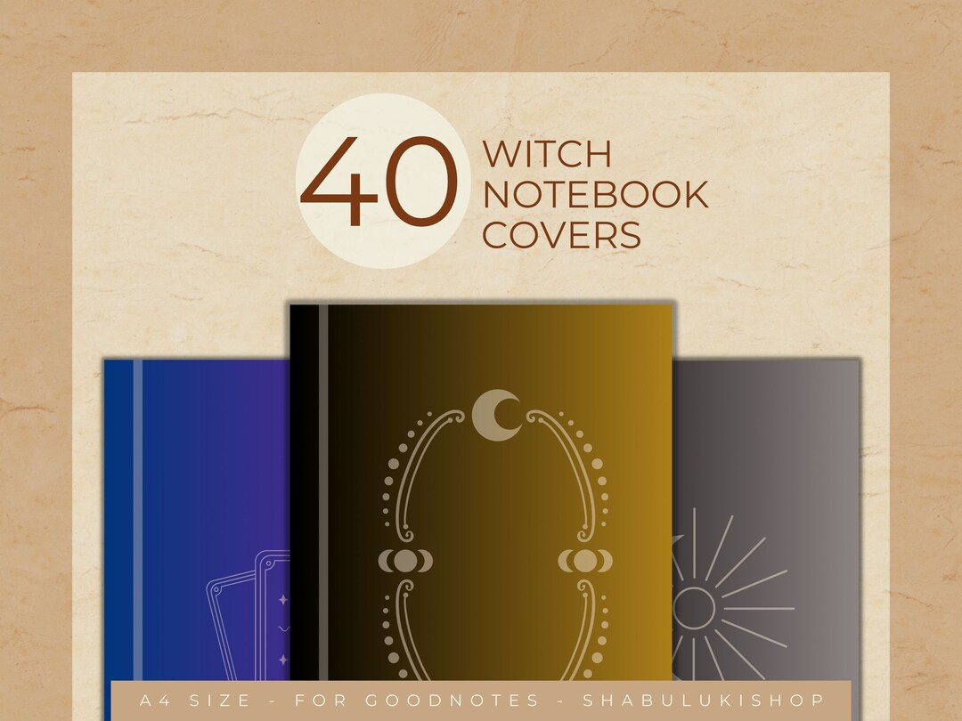Witch Notebook Covers, Shadow Work Journal, Dark Academia Planner ...