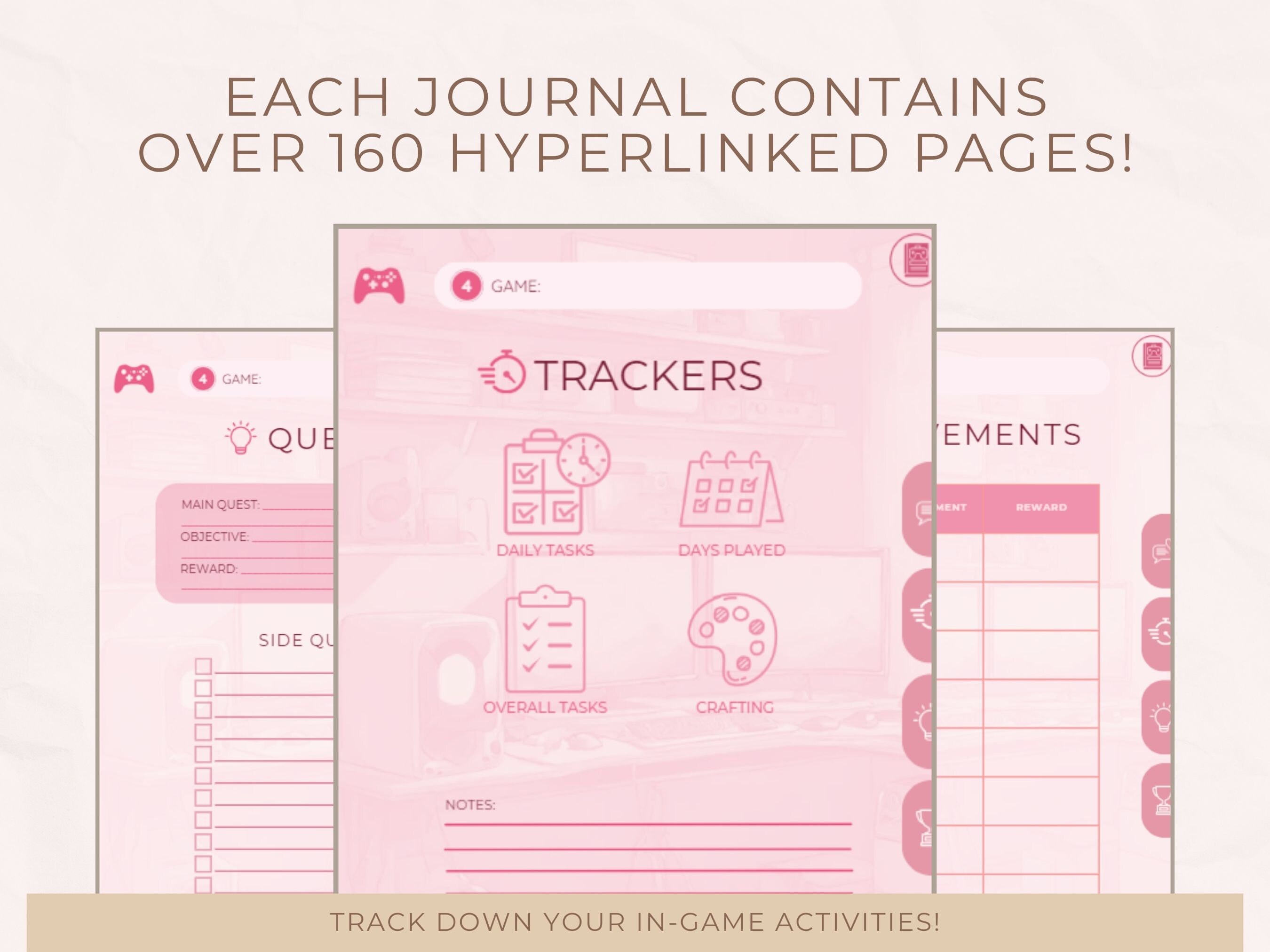 Gaming Journal Mega Bundle, Game Tracker, Gaming Organizer, Video Game ...