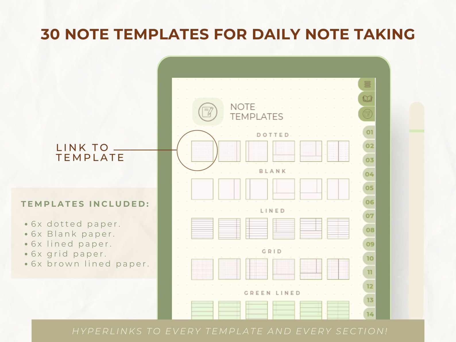 Digital Student Notebook Template, Goodnotes Student Planner, Study ...