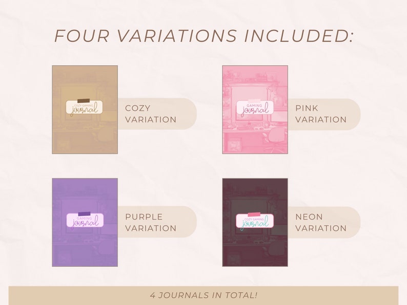 Gaming Journal Mega Bundle, Game Tracker, Gaming Organizer, Video Game ...