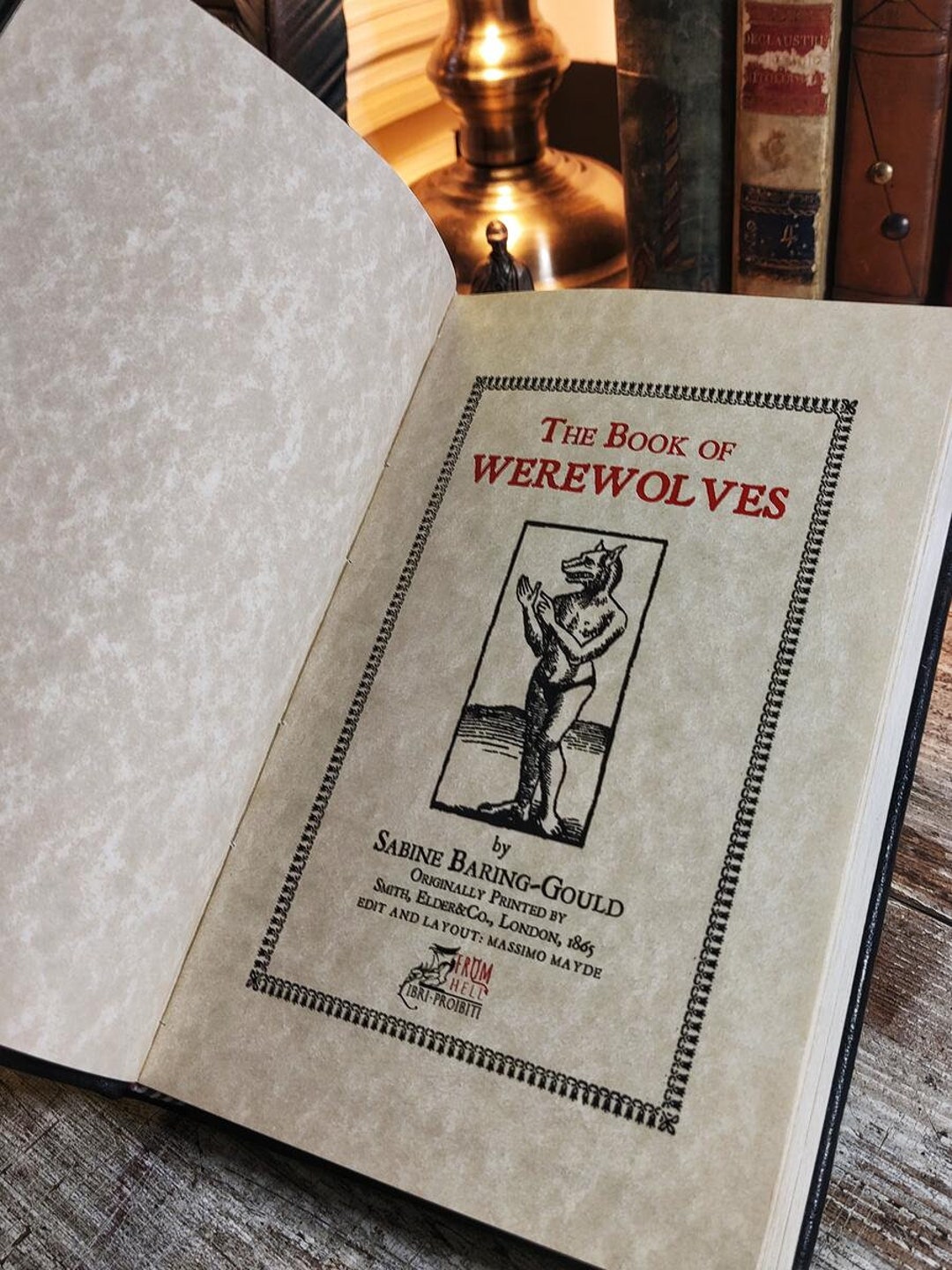 The Book of Werewolves Sabine Baring-gould REPLICA on Edition 1865 - Etsy