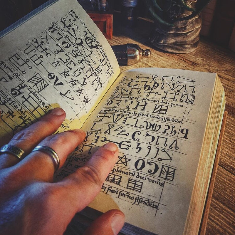 Real Spell Book - Etsy