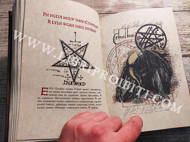 NECRONOMICON Evil Dead Handmade - Medieval Style Cover - the Book of ...