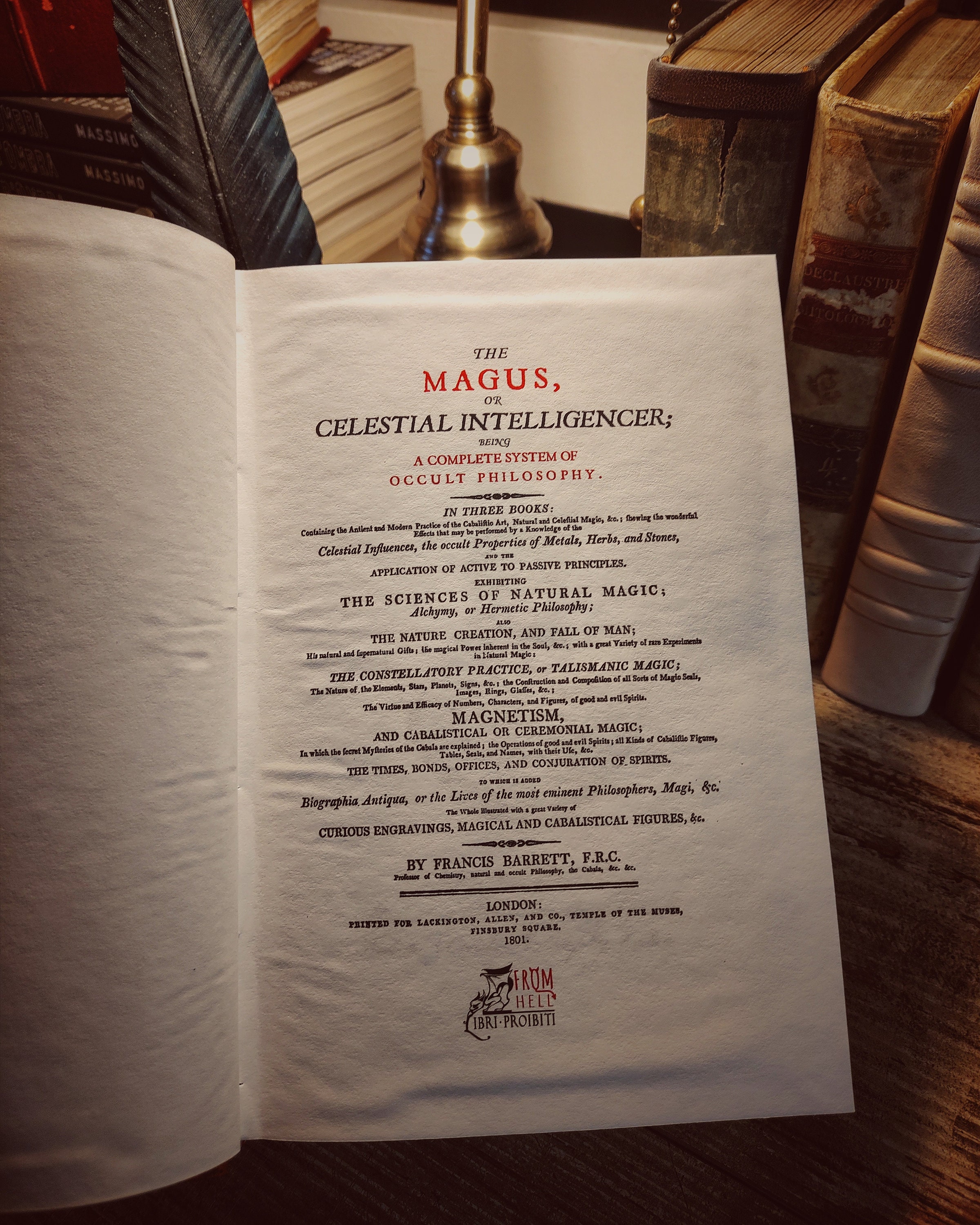 The Magus – Francis Barrett. London Edition, 1801 - an Important ...