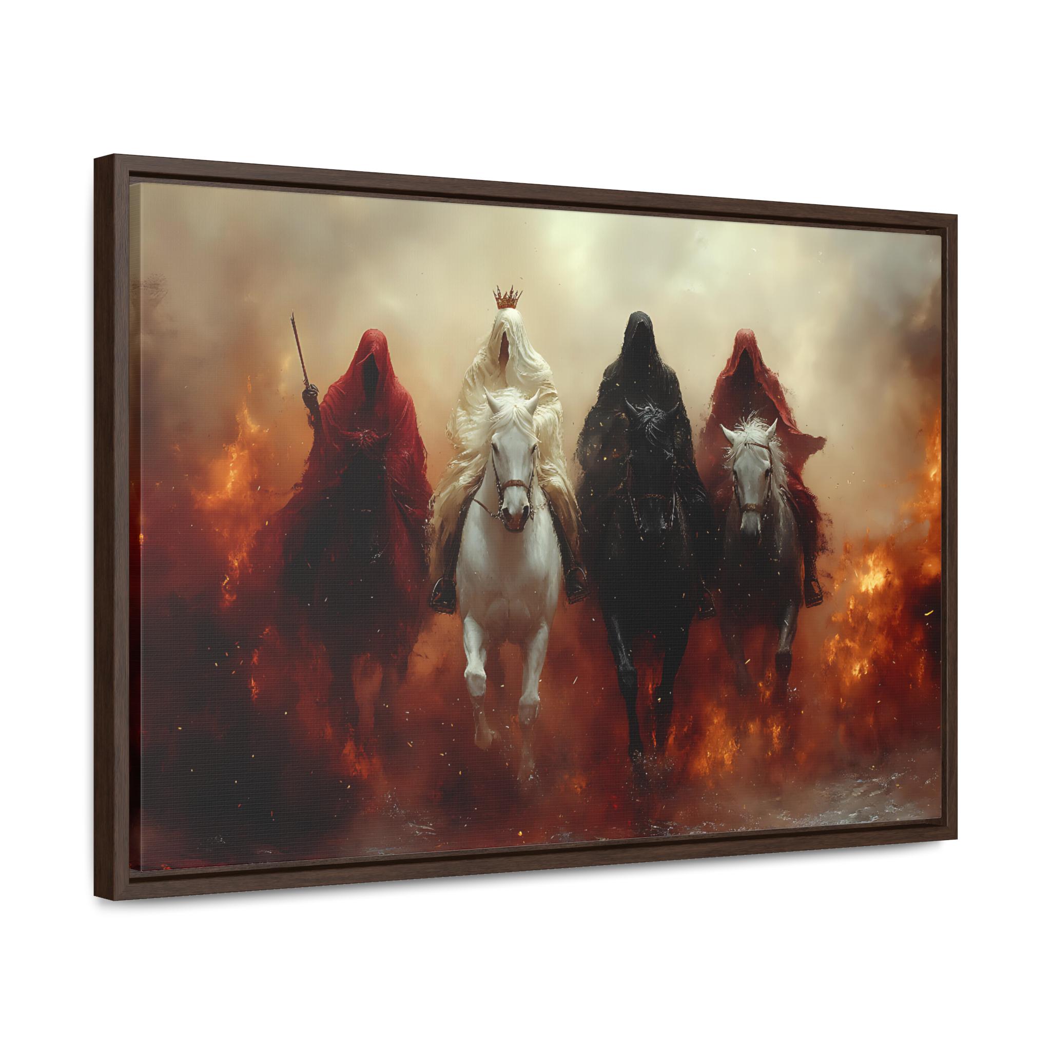 Four Horseman of the Apocalypse, Christian Wall Art, Christian Modern ...