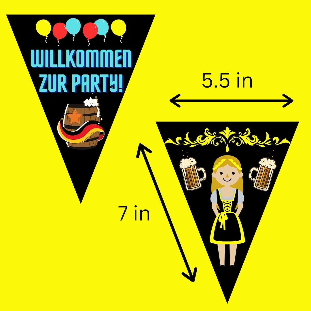 Beer Party Decor, Dad's Birthday Banner, Stag Night Party, German Party ...