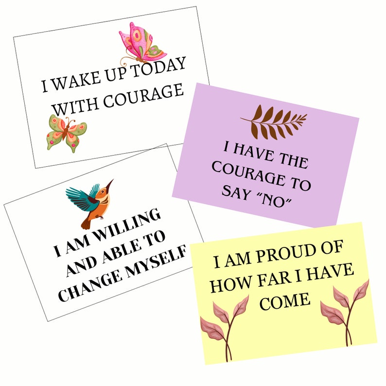 Sobriety Recovery Card Self Care Card Download Printable Addiction Card ...