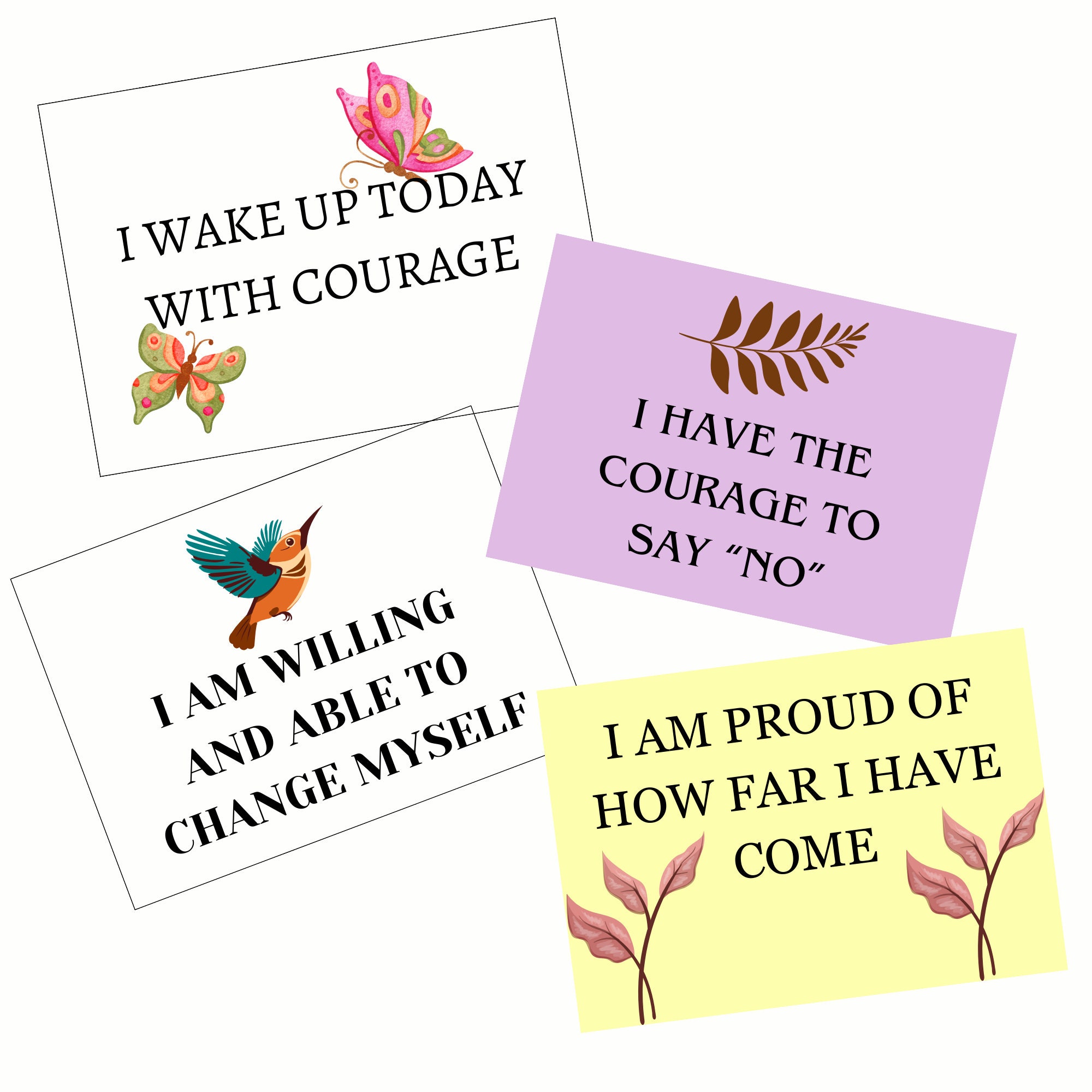 Sobriety Recovery Card Self Care Card Download Printable Addiction Card ...