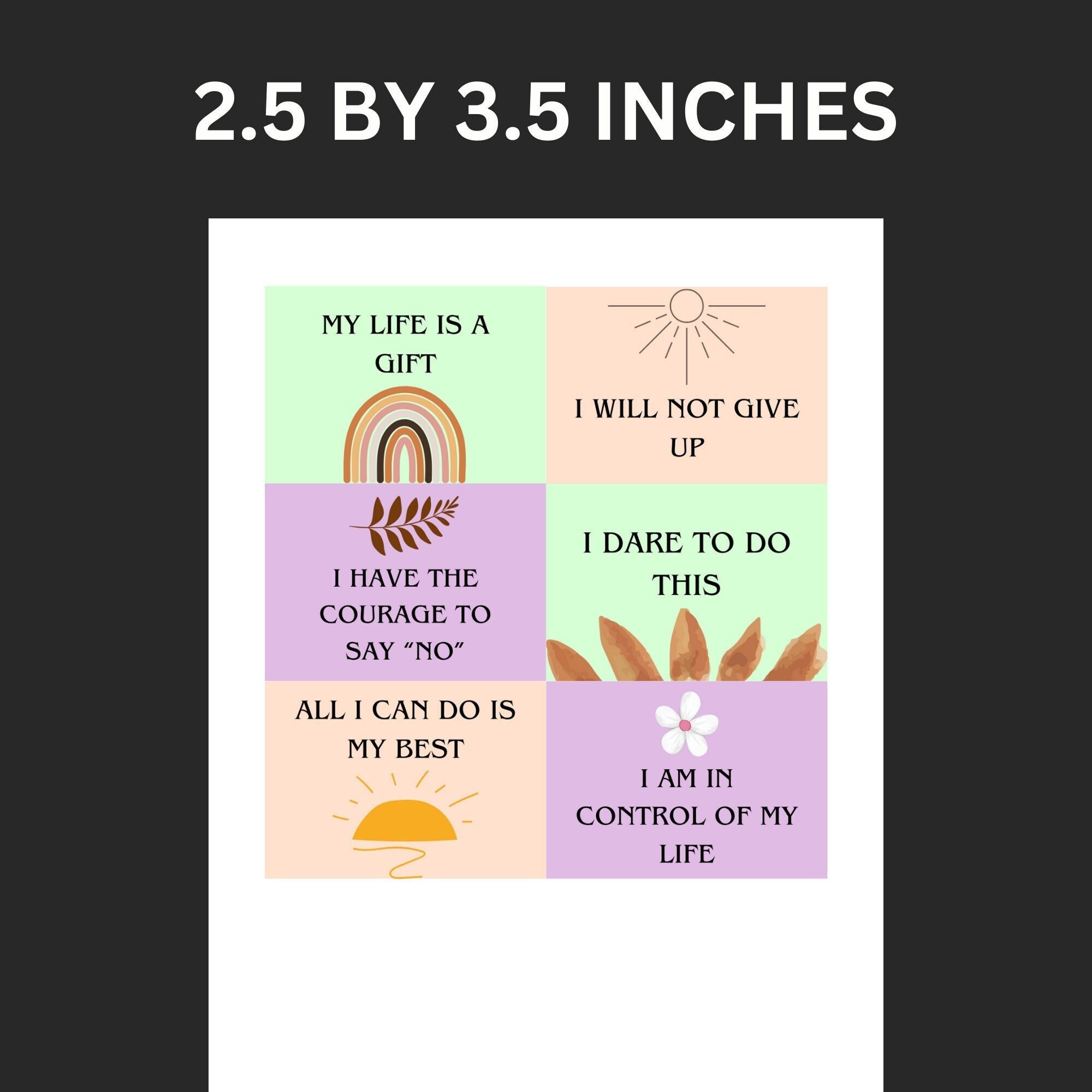 Sobriety Recovery Card Self Care Card Download Printable Addiction Card ...