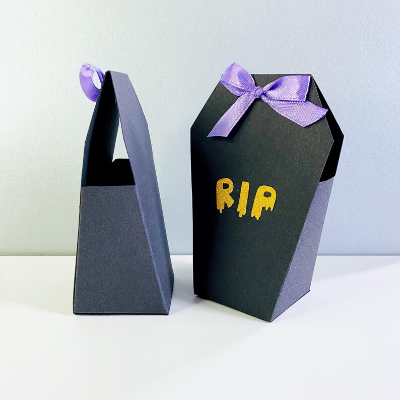 Coffin Candy Box, Party Favors Casket Sweets Box, Halloween Trick Treat ...