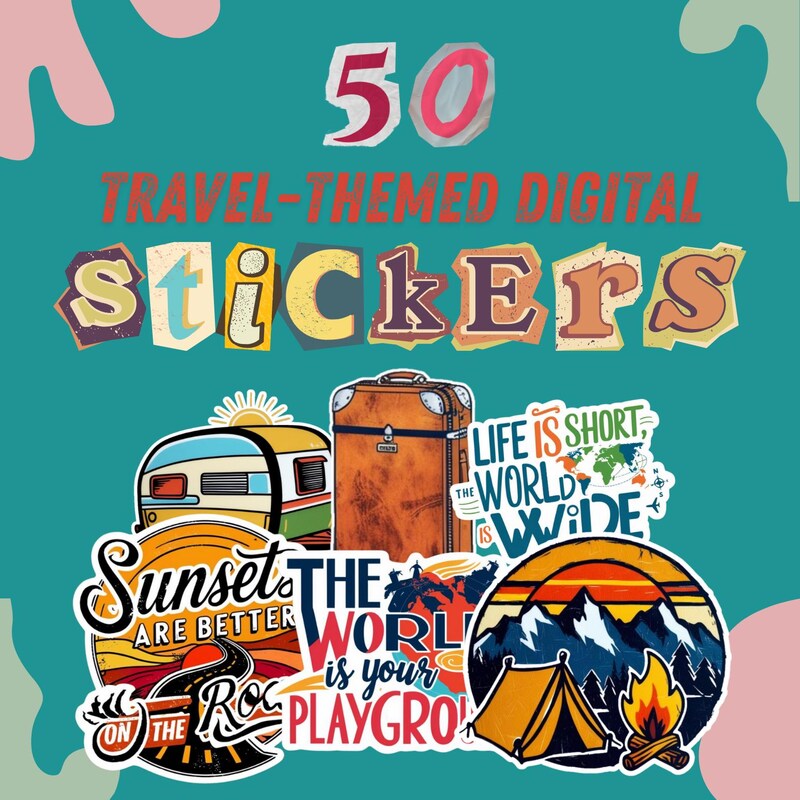 Travel Stickers - Etsy