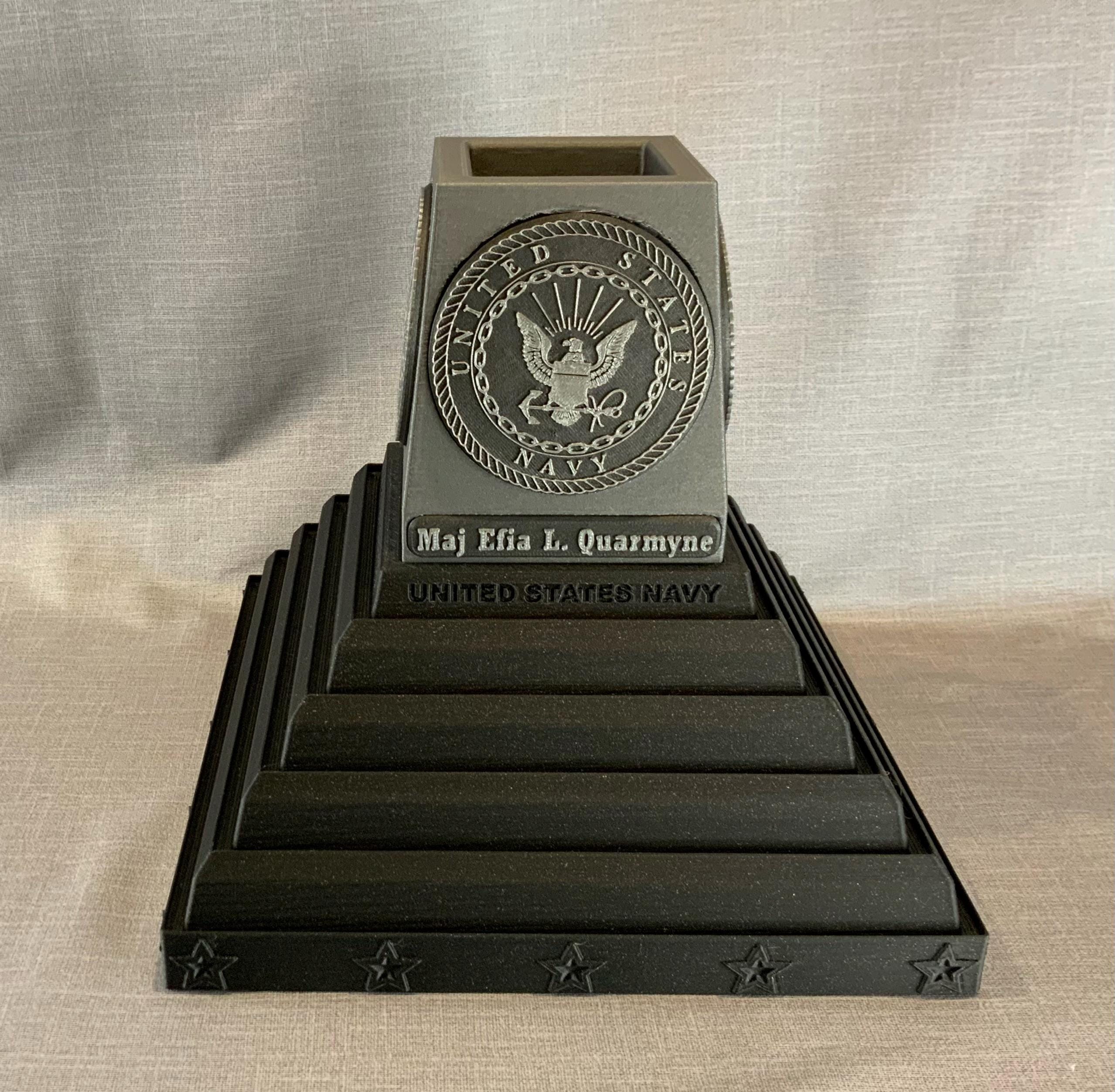U.S Navy Seal Pyramid Coin Holder - Etsy