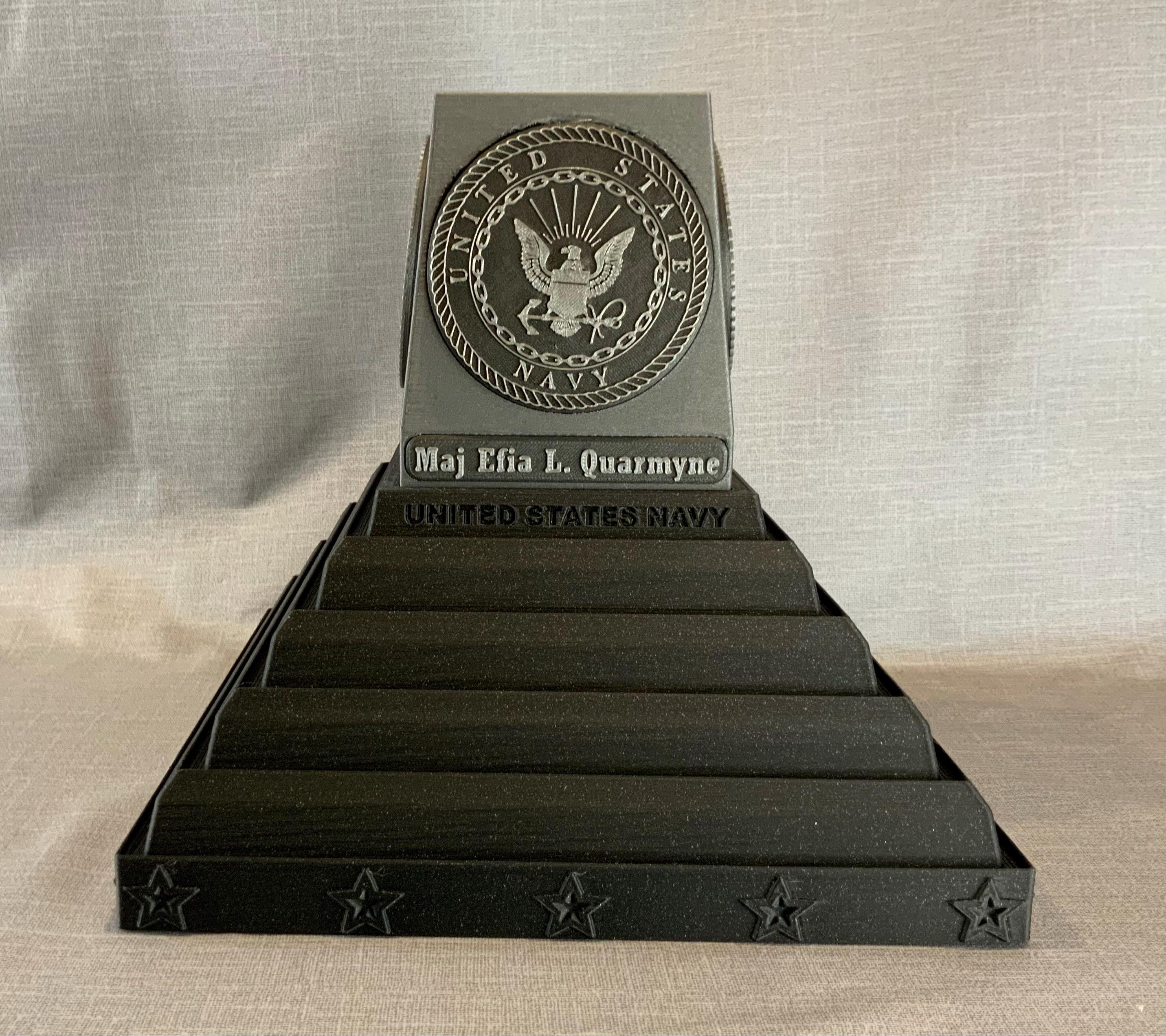 U.S Navy Seal Pyramid Coin Holder - Etsy