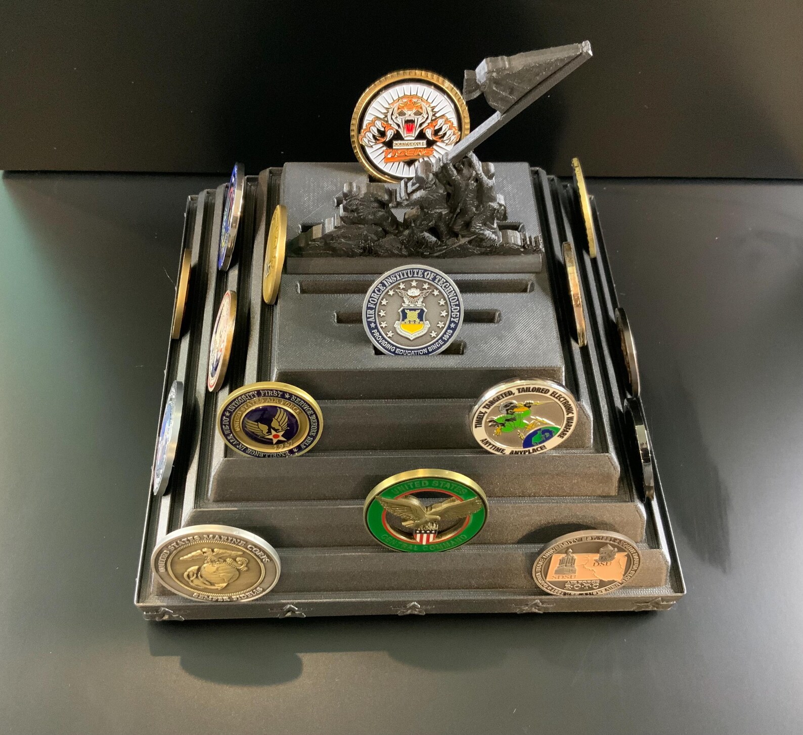 Iwo Jima Pyramid Coin Holder - Etsy
