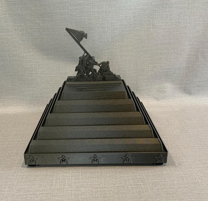 Iwo Jima Pyramid Coin Holder - Etsy