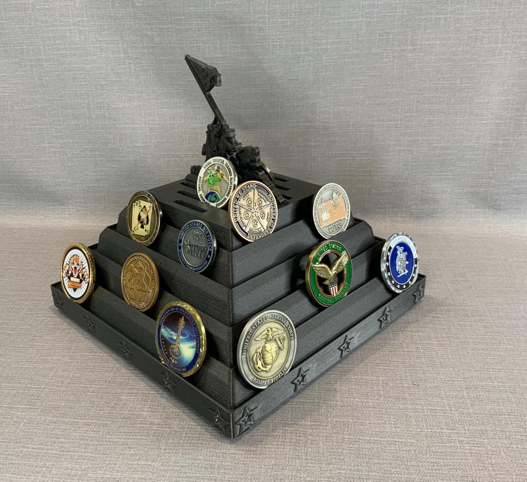 Iwo Jima Pyramid Coin Holder - Etsy