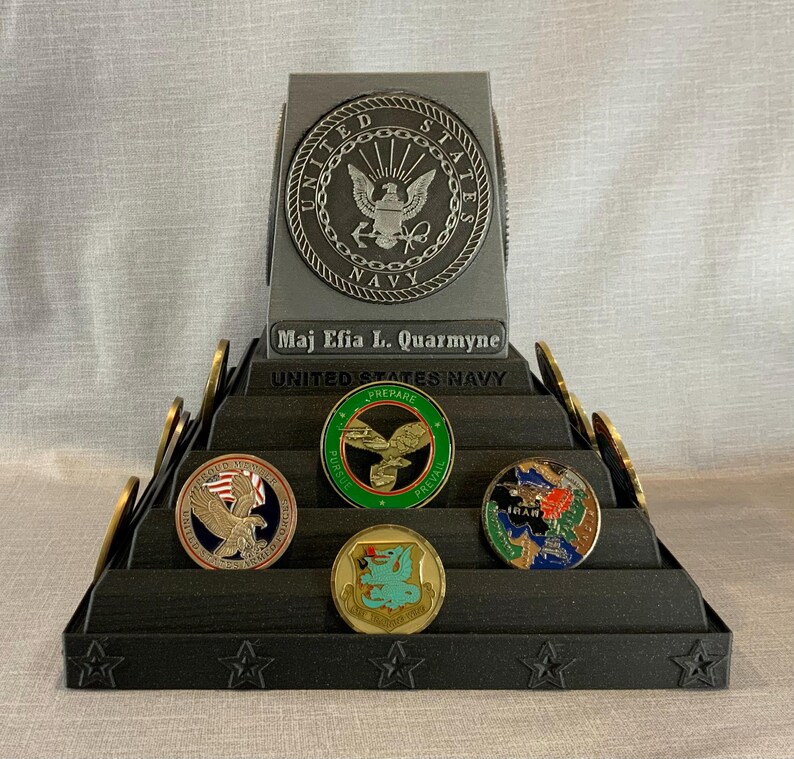 U.S Navy Seal Pyramid Coin Holder - Etsy