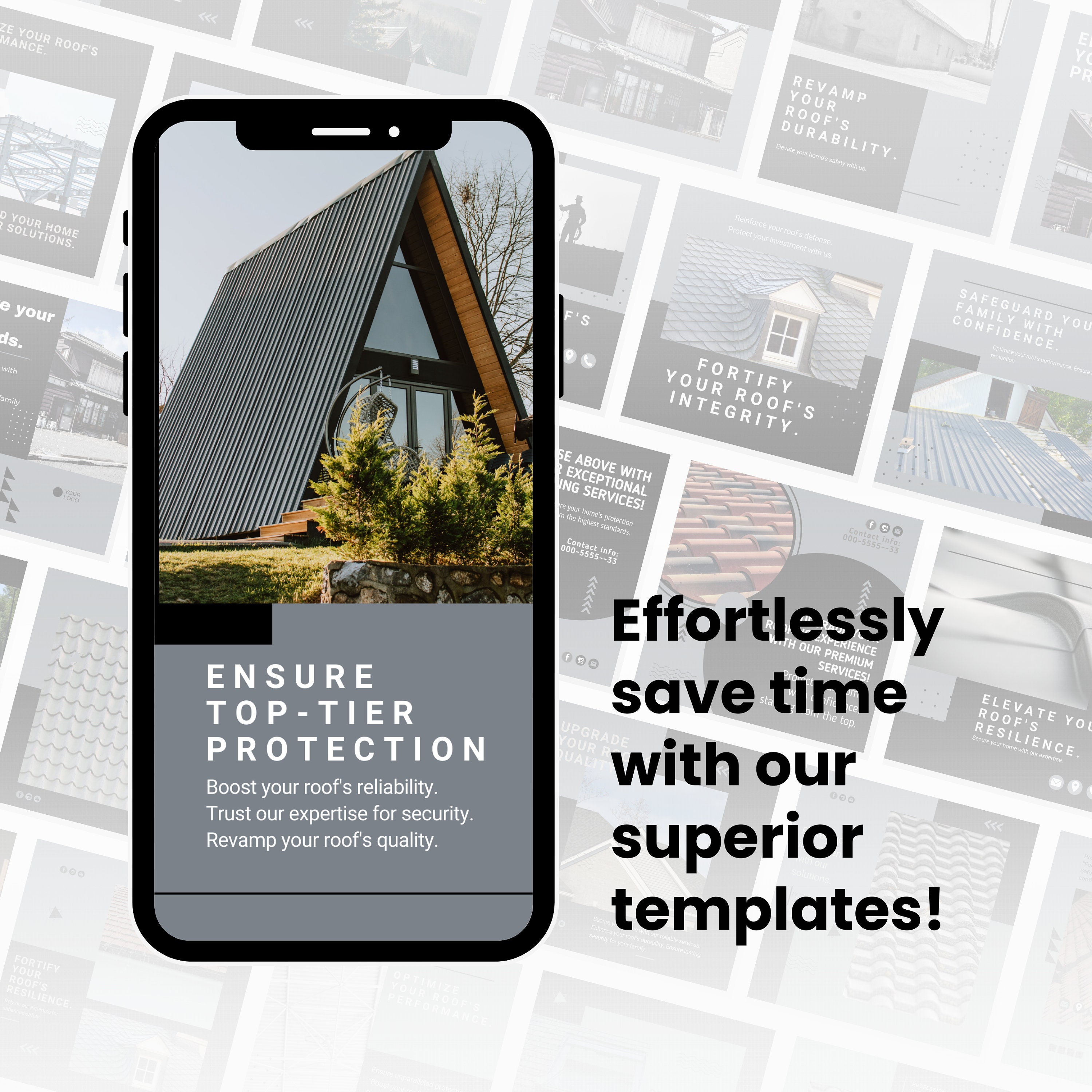 Roofing Social Media Roofing Social Media Templates Home Improvement ...