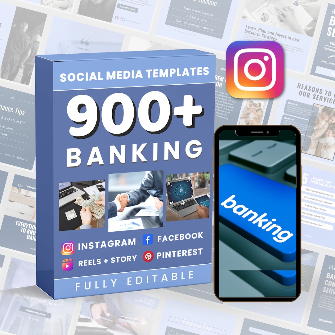 Banking Social Media , Banking Social Media Templates , Instagram Post ...