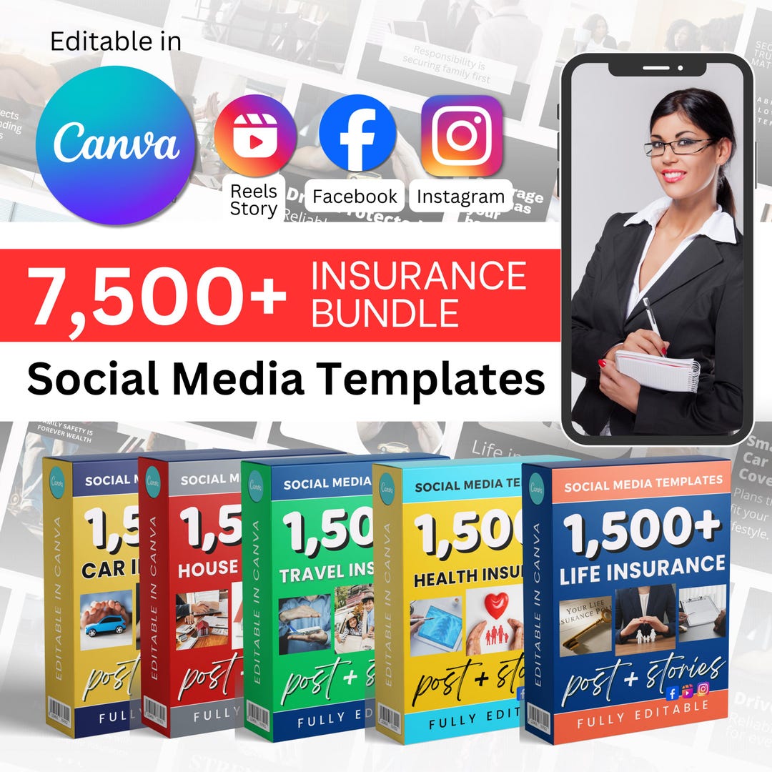 Insurance Bundle: Life, Health, Car, Travel and House Insurance - Etsy