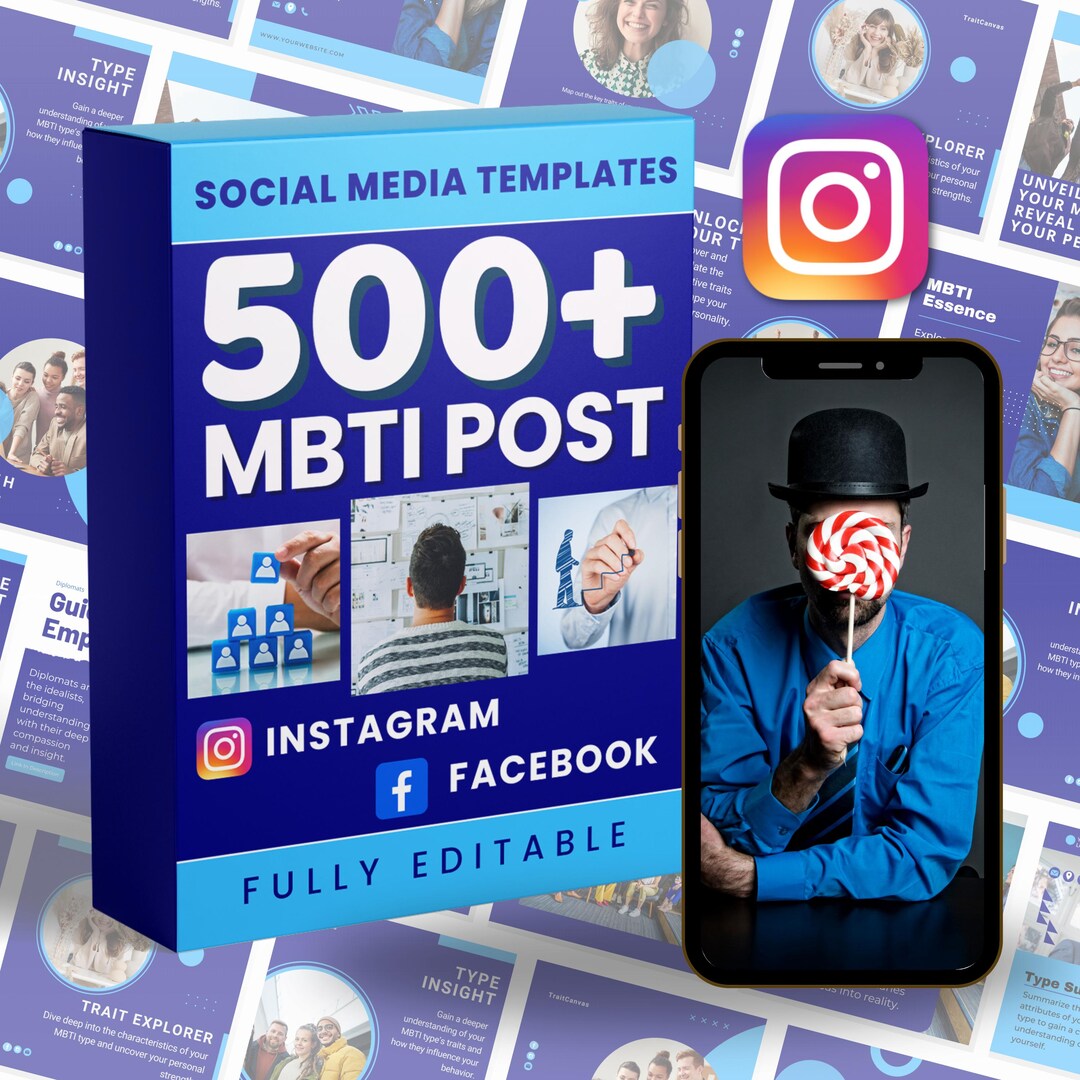 MBTI Post | MBTI Personality Type Posts | MBTI Facebook, Instagram - Etsy