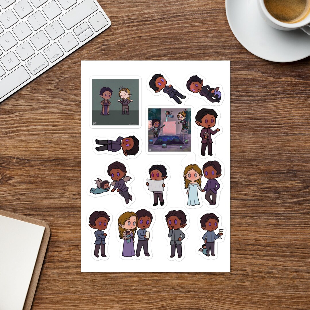 Officially Licensed ACOTAR Rhysand Stickers - Etsy