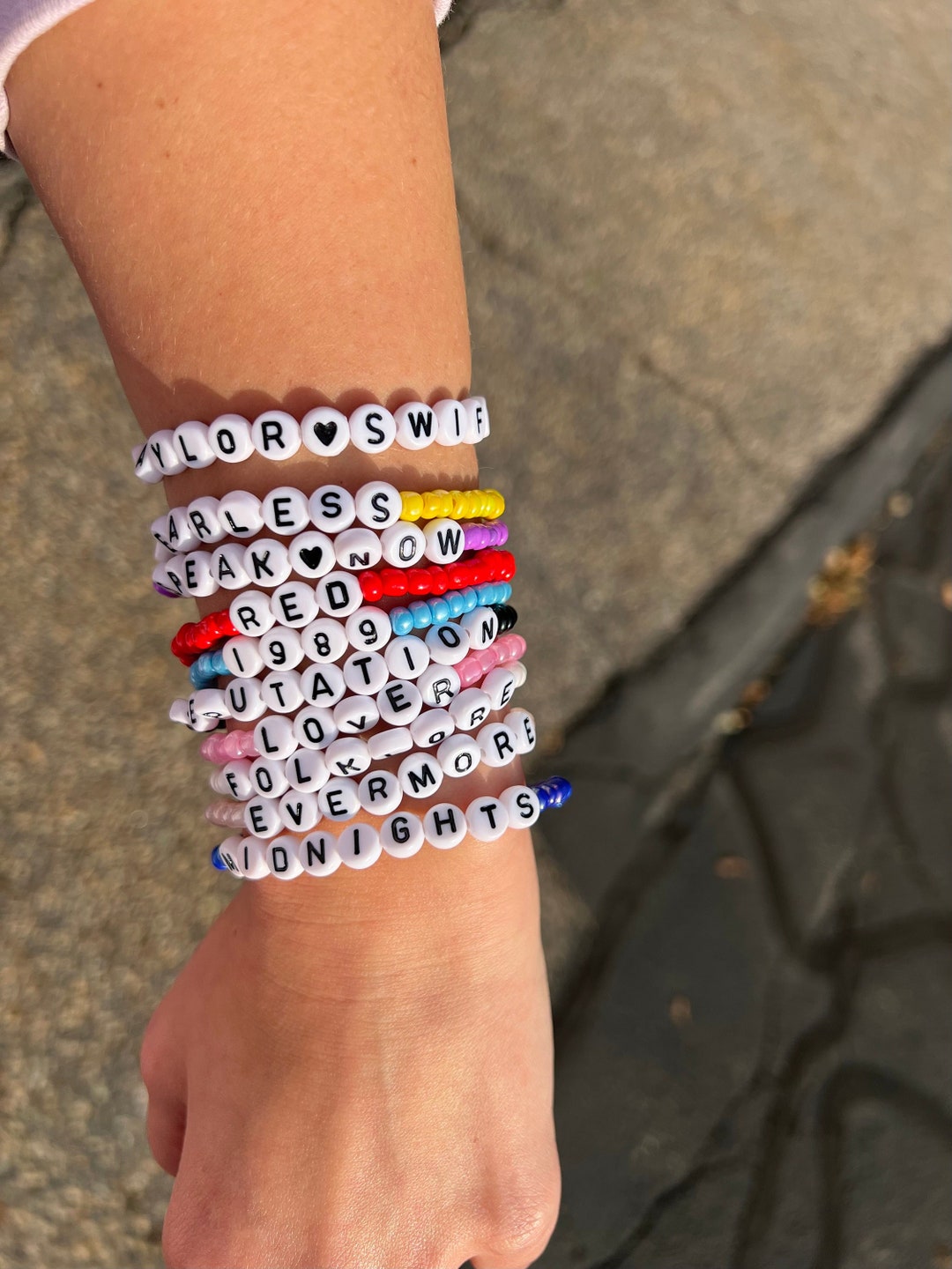 Eras Tour Friendship Bracelets Pack All Album Names - Etsy