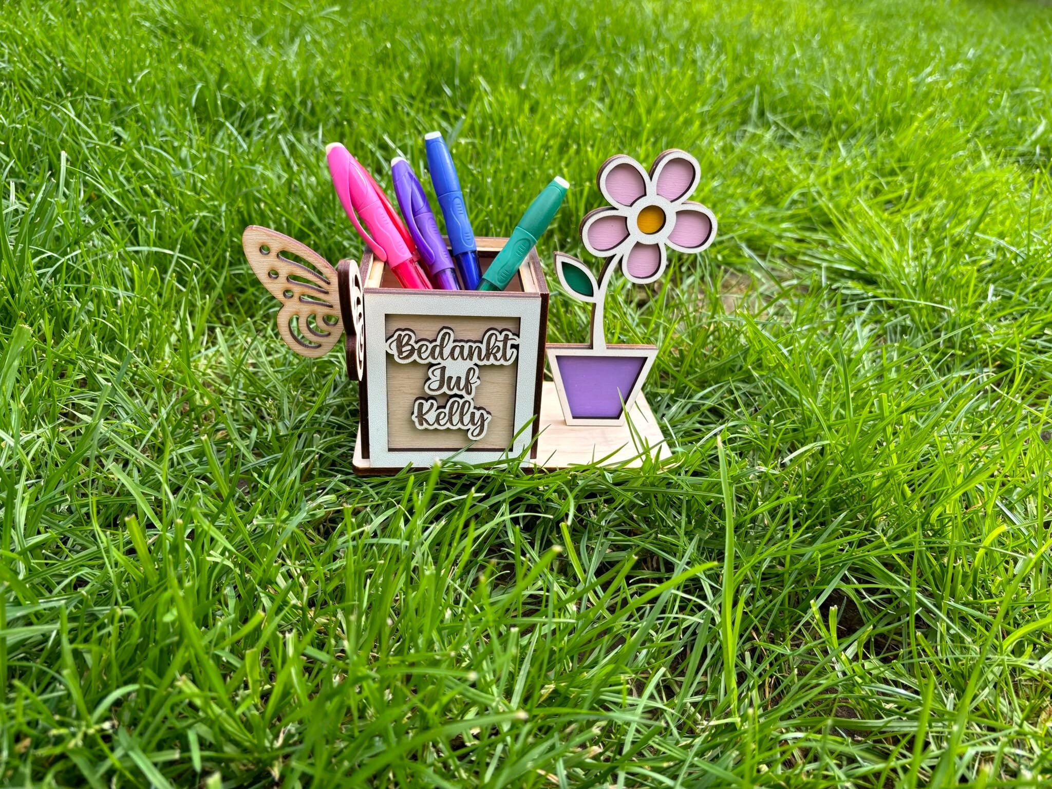 Pencil Holder Svg, Teacher Box Laser Cut File SVG, Gift Box - Etsy