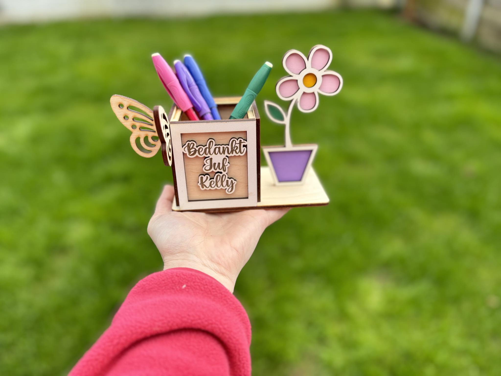 Pencil Holder Svg, Teacher Box Laser Cut File SVG, Gift Box - Etsy