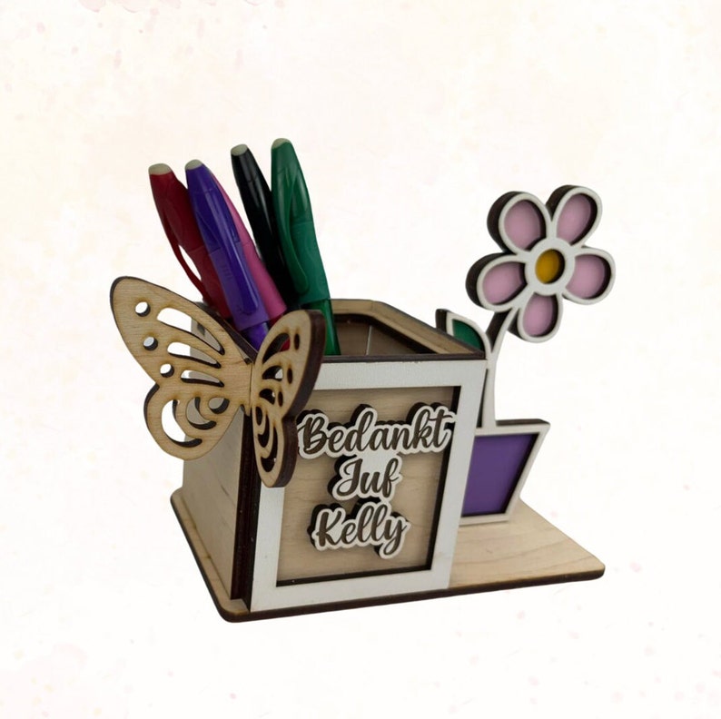 Pencil Holder Svg, Teacher Box Laser Cut File SVG, Gift Box - Etsy