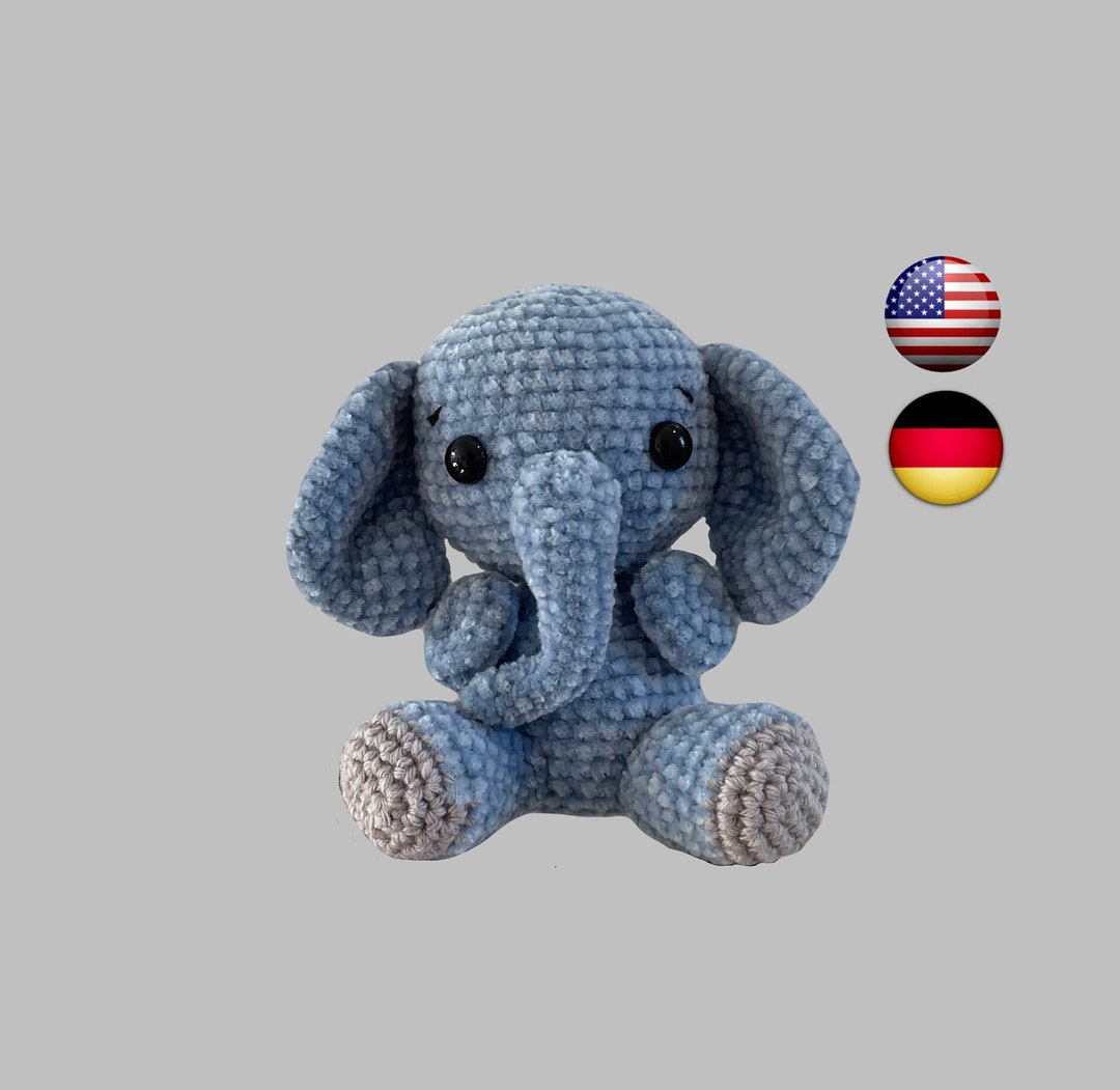 Amigurumi Crochet Pattern Elephant Easy Crochet Pattern Amigurumi ...