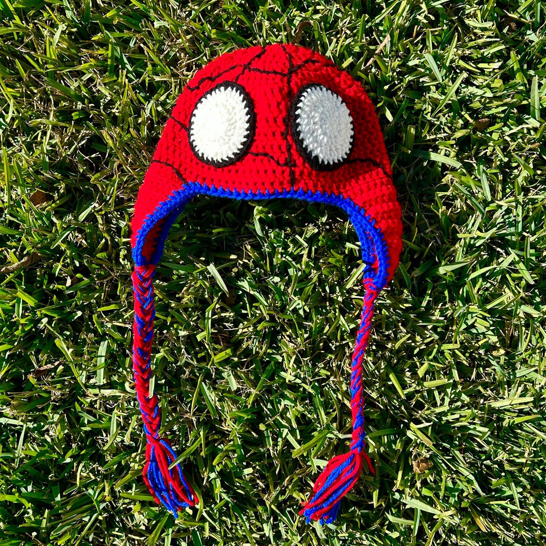 Custom Crochet Granny Square Cat Ear Beanie, Granny Square Cat Ear ...